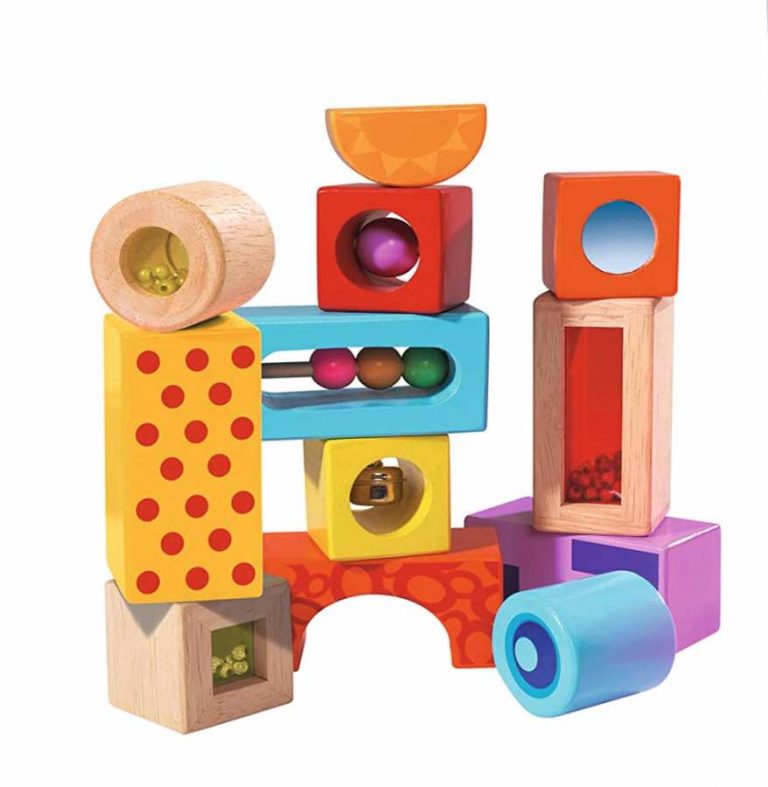 12 Eichhorn Holz-Soundbausteine für Babys 🥰 – Blogseite.com