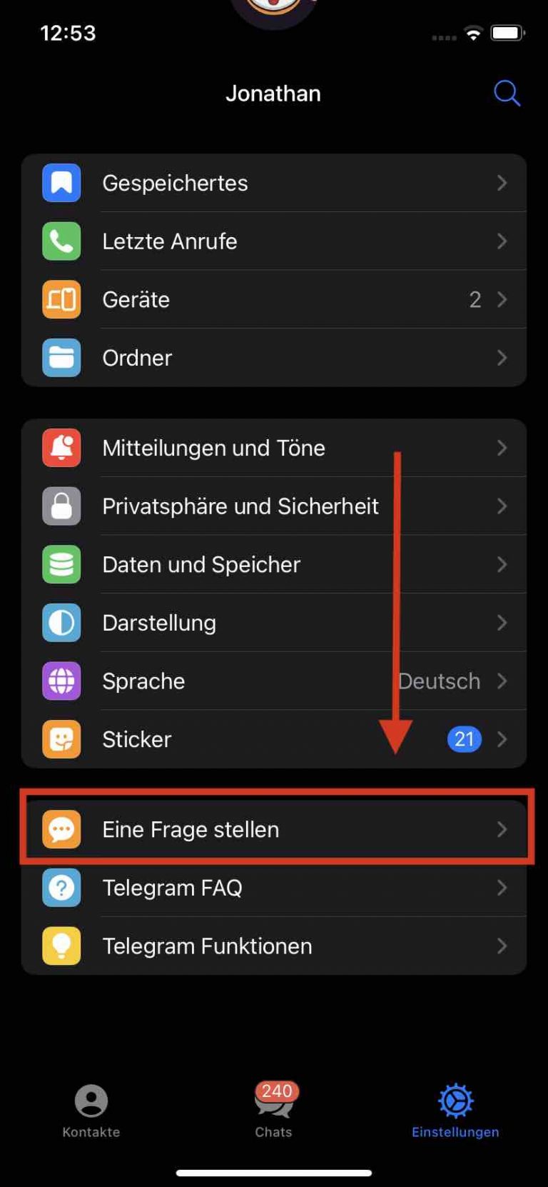 Telegram: Support Kontaktieren - So gehts! - Blogseite.com