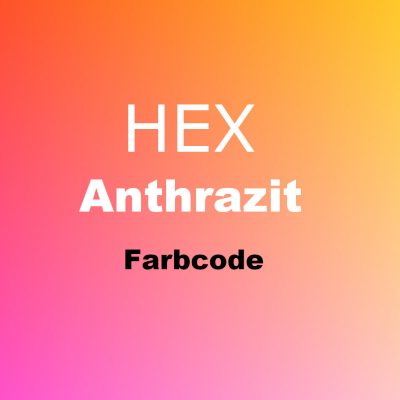 HTML: Anthrazit Farbe HEX - Farbcode 🌈 - So gehts - Blogseite.com