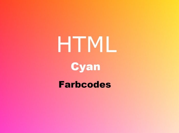 hex code cyan Archive - Blogseite.com