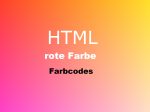 HTML: Rote Farbe HEX - Farbcode 🌈 - So gehts - Blogseite.com