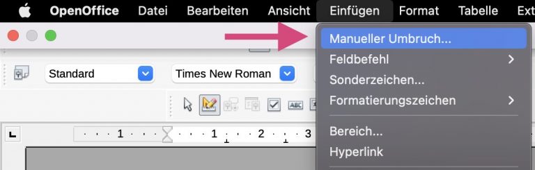 OpenOffice: Nur eine Seite im Querformat - So gehts - Blogseite.com