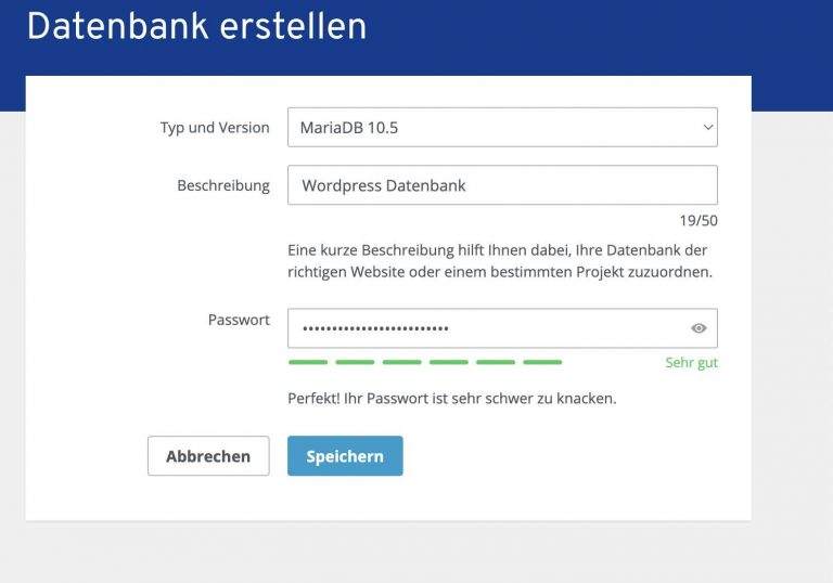Wordpress: Datenbank erstellen: So gehts - Blogseite.com