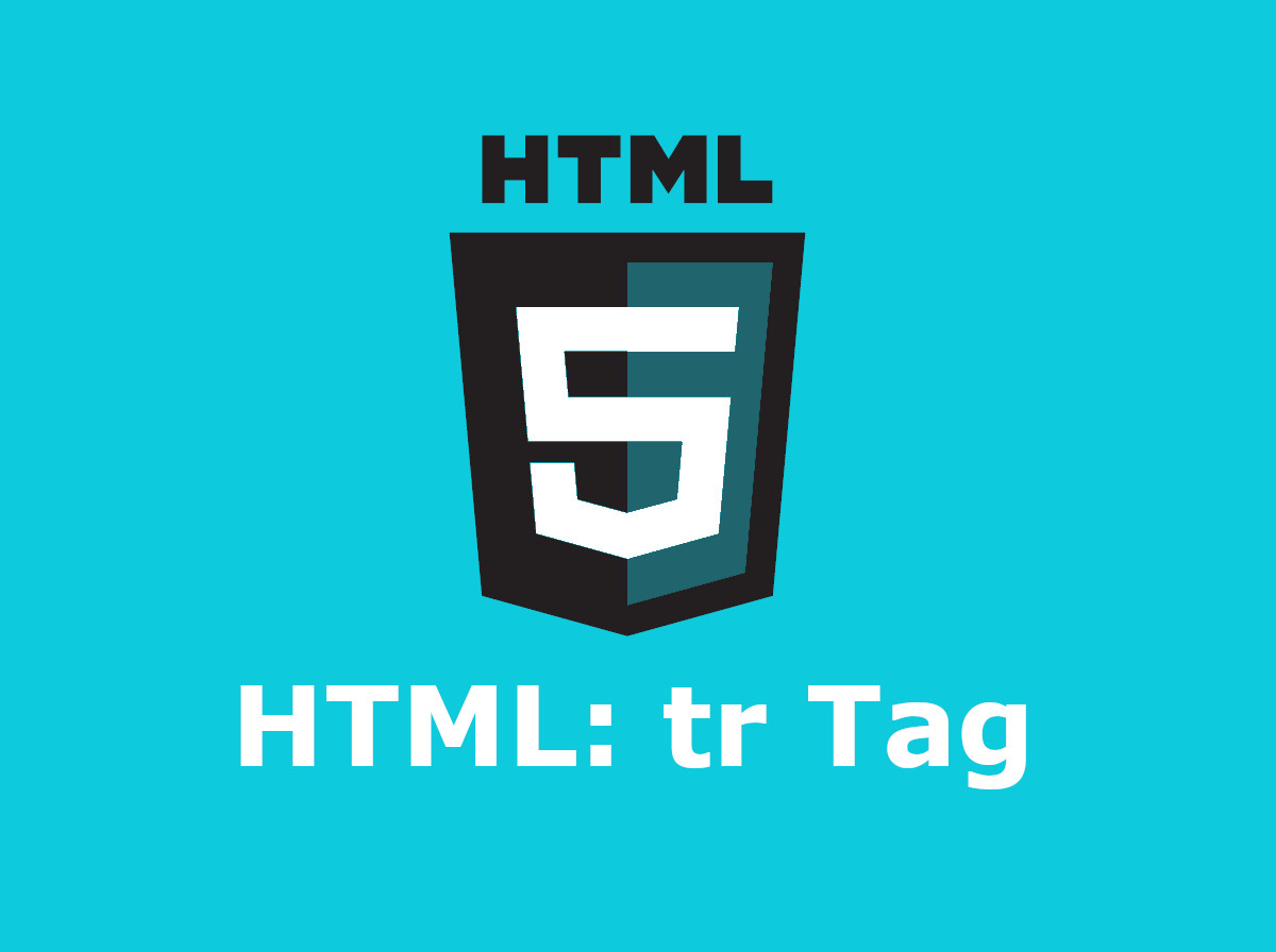 HTML: tr Tag - Bedeutung - Blogseite.com