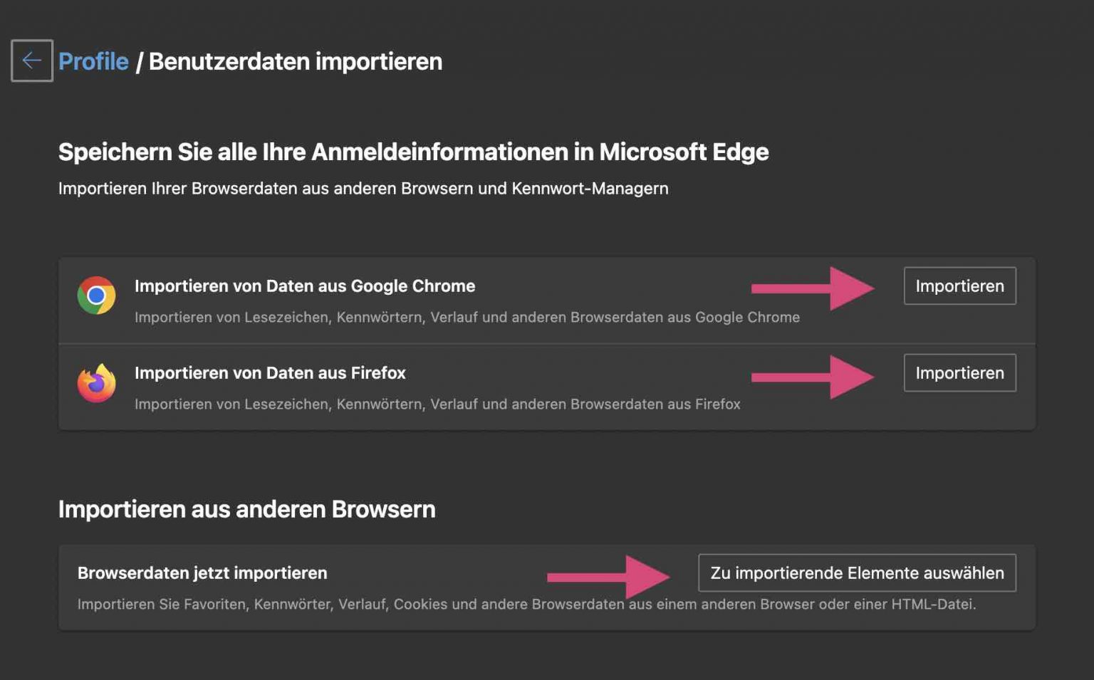 Microsoft Edge: Favoriten exportieren & importieren - So gehts - Blogseite.com