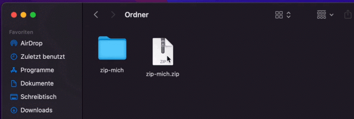 MAC: Zip Datei erstellen und öffnen - So gehts - Blogseite.com